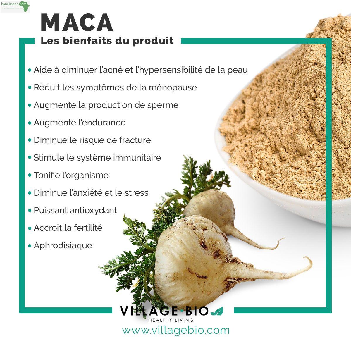 Santé et bien être médecine POUDRE DE MACA Littoral - Banabaana