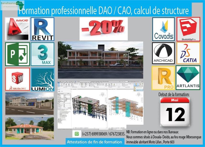 Formations professionnelles FORMATION en DAO/CAO Littoral - Banabaana